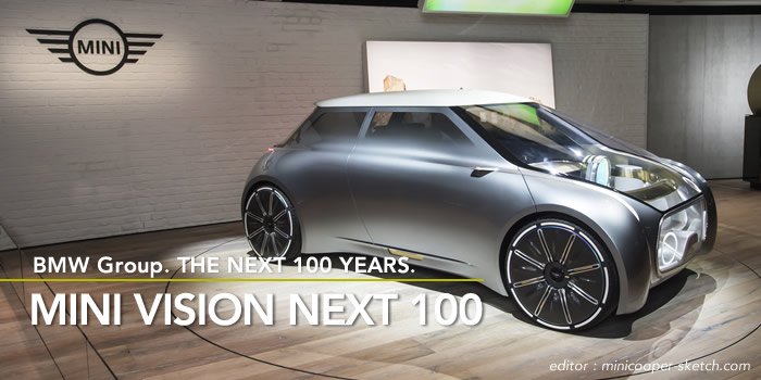 次の100年へ コンセプトモデル「MINI VISION NEXT 100」発表！ | MINI COOPER Sketch