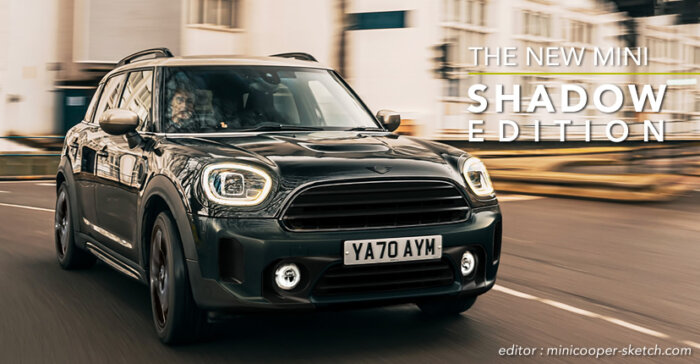 MINIクロスオーバーに精悍な特別仕様車「シャドーエディション」登場！ | MINI COOPER Sketch